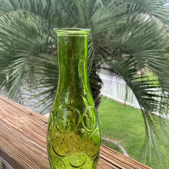 DPS | Accents | Vintage Green Dps Circles Flower Vase | Poshmark